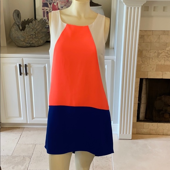 Skies Are Blue | Dresses | Skies Are Blue Color Block Dress | Poshmark
